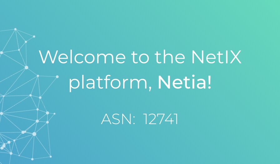 Netia is the newest network to join the NetIX platform